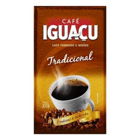 Café Iguaçu Em Pó Torrado e Moído Tradicional Vácuo 500g KIT 3 Uni ...