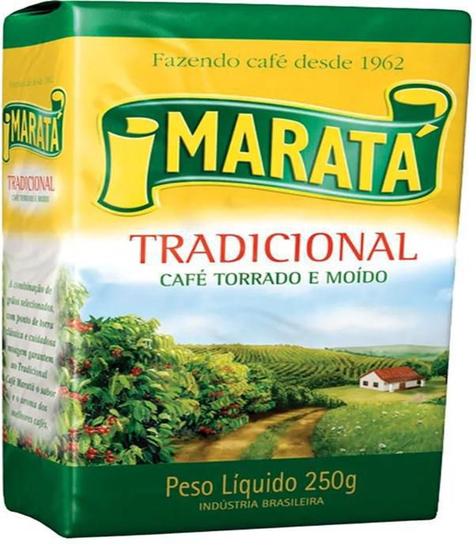 Café Maratá Tradicional Vácuo Kit Com 20 Unidades 250 Gramas - Marata ...
