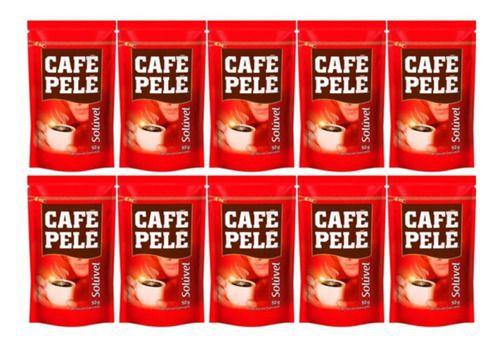 Café Pelé Solúvel Granulado 50g Sache Kit C/10 - Café - Magazine Luiza