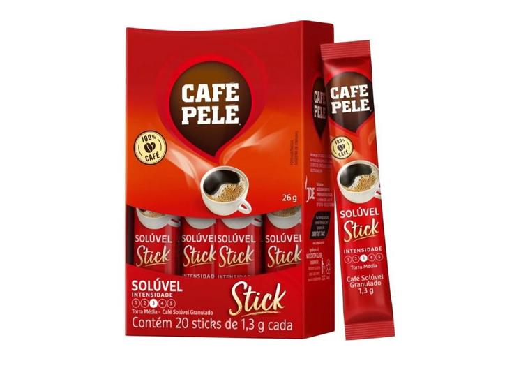 Café Pelé Stick Sachê 1,3g Display Com 20 Unidades - Café - Magazine Luiza