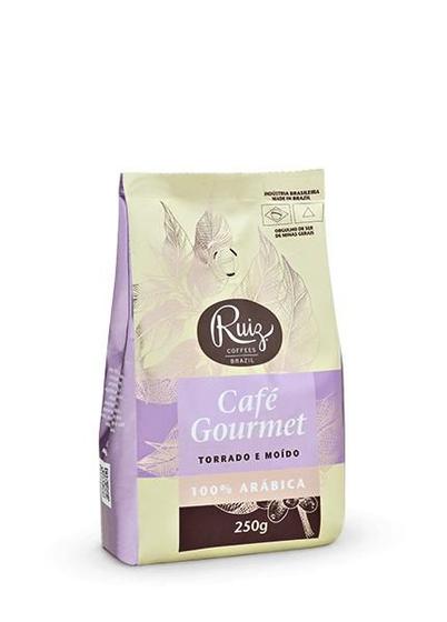 Café Ruiz Gourmet 100% Arábica - Torrado e Moído - 250g - Ruiz Coffees ...