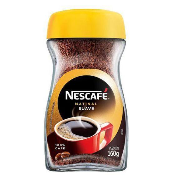 Café Solúvel Nescafé Matinal Suava 160gr Nestle Cafezinho - Café ...
