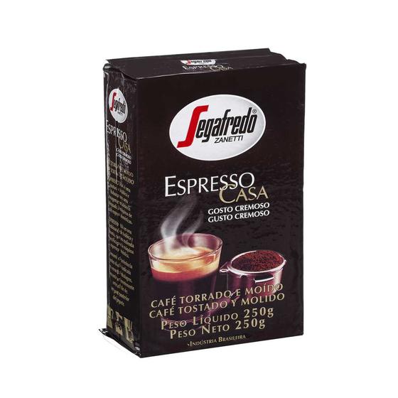 Café torrado e moído Expresso Casa Segafredo vácuo 250g - SEGAFREDO ...