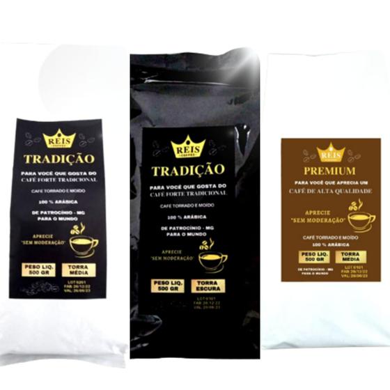 Café Tradicional Torra Média + Café Tradicional Torra Escura + Café ...