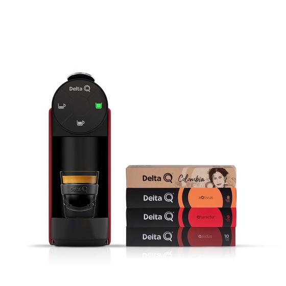 Cafeteira DeltaQ MiniQool Vermelha 127V + 40 Cáps - Delta Q - Cafeteira Expresso - Magazine Luiza
