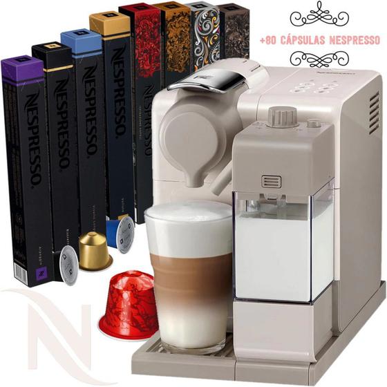 Cafeteira Espresso Nespresso Lattissima Touch Branca 220v +80 Cápsulas Originais - Cafeteira ...