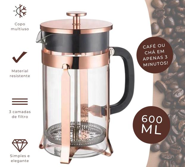 Cafeteira Francesa Cremeira 600ml Leite Cremoso Capuccino ...