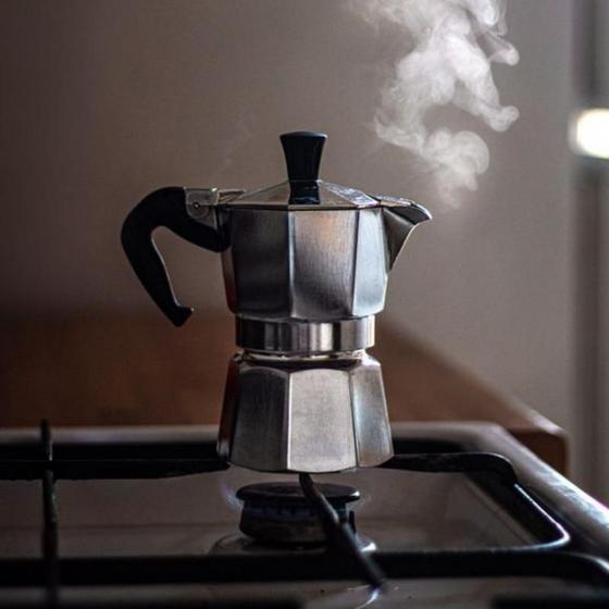 Cafeteira Italiana Inox Serve 6 Xícaras Fogão Expresso Dispensa Filtro ...