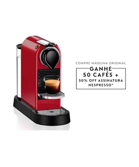 Cafeteira Nespresso Automática CitiZ C113 Vermelho Cereja - Cafeteira ...