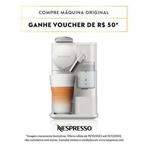 Cafeteira Nespresso New Lattissima One Branca para Café Espresso - F121-BR - Cafeteira Nespresso ...
