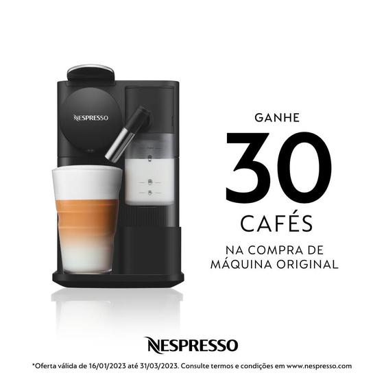 Cafeteira Nespresso New Lattissima One Preta para Café Espresso - F121-BR - Cafeteira Nespresso ...