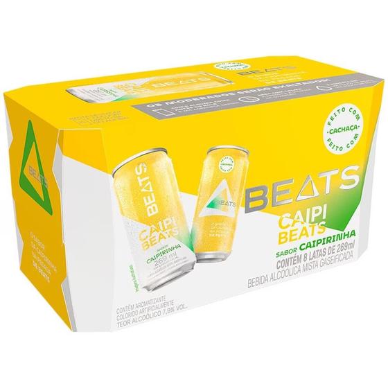 Caipi Beats Caipirinha Lata 269ml 8 Unidades - Skol - Bebida Mista ...