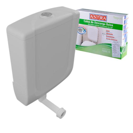 Caixa Acoplada Baixa Com Duplo Acionamento Astra CB1*BR1 - Caixa de ...