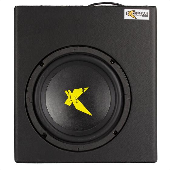 Caixa amplificada exclusive mini slim subwoofer 8" 200w lite - Caixas ...