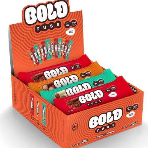 Caixa Bold Bar Barrinha Proteica Bold Tube 30g Full - Barra de Proteína ...