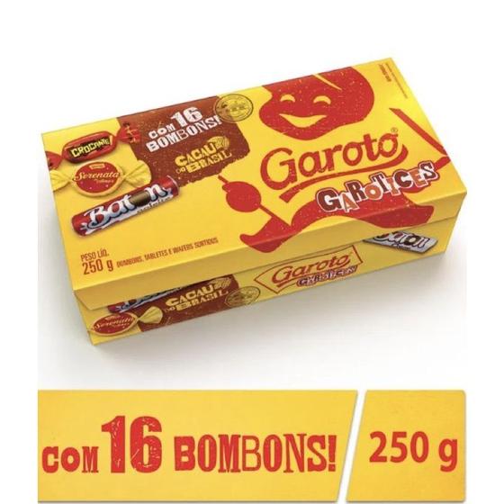 Caixa Bombom Garoto Sortido 250g - Bombom - Magazine Luiza