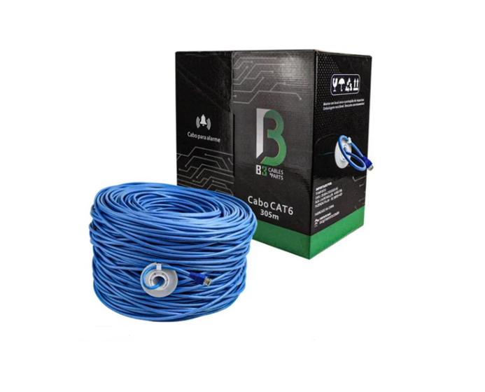 Caixa Cabo De Rede Cat6 305m Utp Rj45 Com Guia - PCI Cabos Cables ...