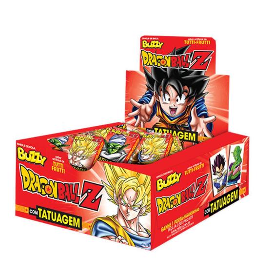 Caixa Chicle Buzzy Dragon Ball Z Tutti Frutti Riclan - 1 caixa ...