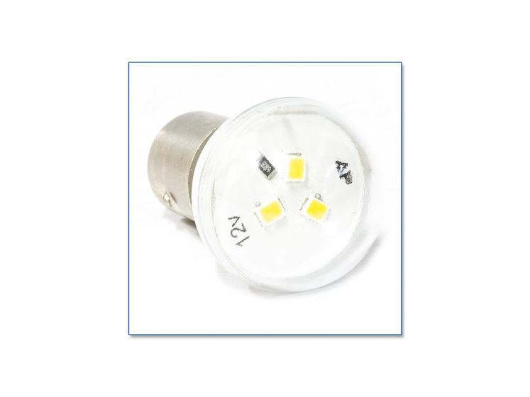 Caixa com 10 Lâmpadas Led 1034 2 Polos 12V 21/5W Bulbo 3 Leds SMD ...