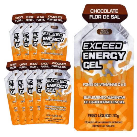 Caixa com 10 Sachês Gel Carboidrato Exceed Energy - Produtos para ...