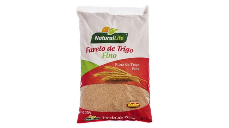 Caixa com 6 pacotes de Farelo De Trigo Fino 500g - Natural Life ...