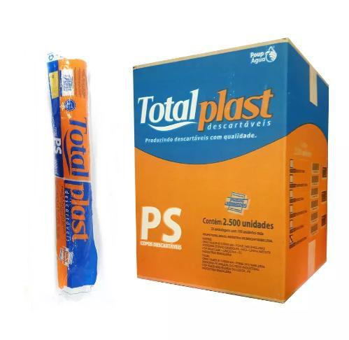 Caixa Copo Descartavel 200ml Transparente 2500 Copos - TOTALPLAST - Copo Descartável - Magazine ...