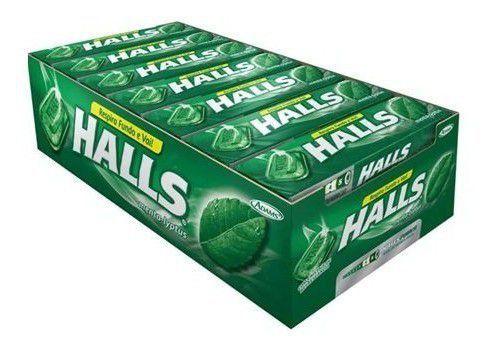 Caixa De Bala Drops Halls Sabor Menta - C/21 Unid - Mondelez - Balas ...
