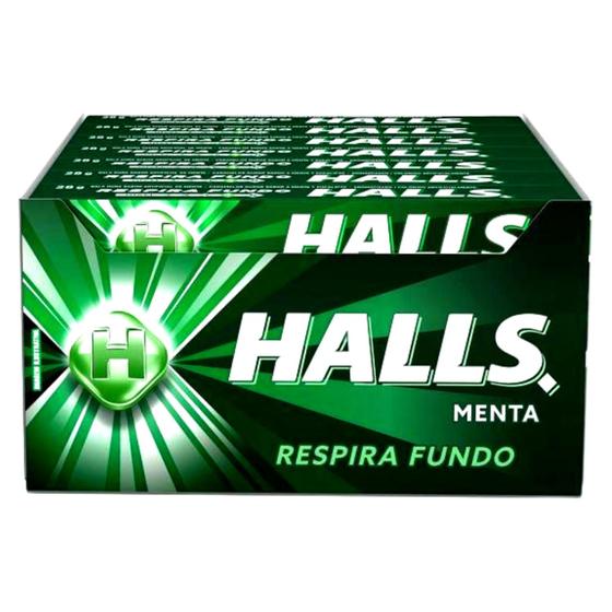 Caixa De Bala Halls Menta MONDELEZ 1cx c/ 21un - Balas - Magazine Luiza