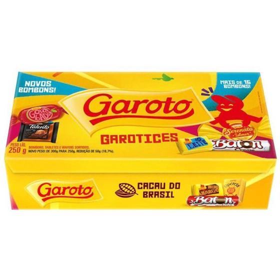 Caixa de Bombom Sortido Garoto 250G - Bombom - Magazine Luiza