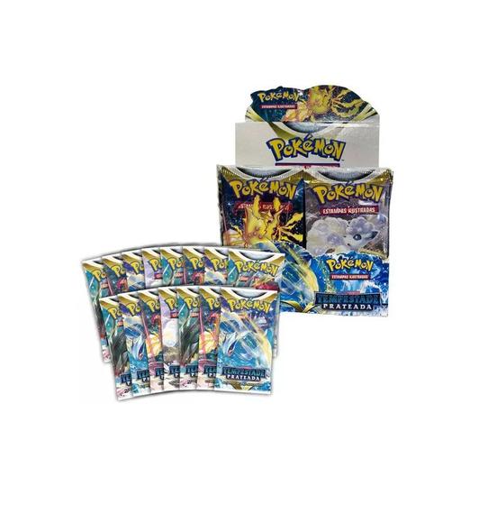 Caixa de Booster Pokémon Espada Escudo Tempestade Prateada Copag E12 - Deck de Cartas - Magazine ...