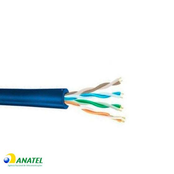 Caixa de Cabo de Rede Cat5e U/UTP CMX Lan Expert Turbo Bluecom Azul 305 Metros - Materiais ...