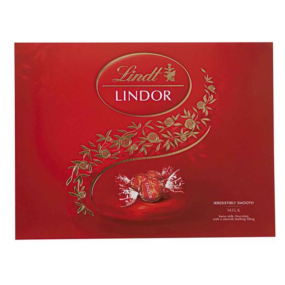 Caixa de Chocolates Lindt Lindor Balls Vermelho 300g Gift - Chocolate ...