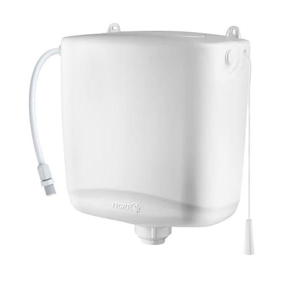 Caixa de descarga alta engate flexivel plastica branca tigre - Caixa ...