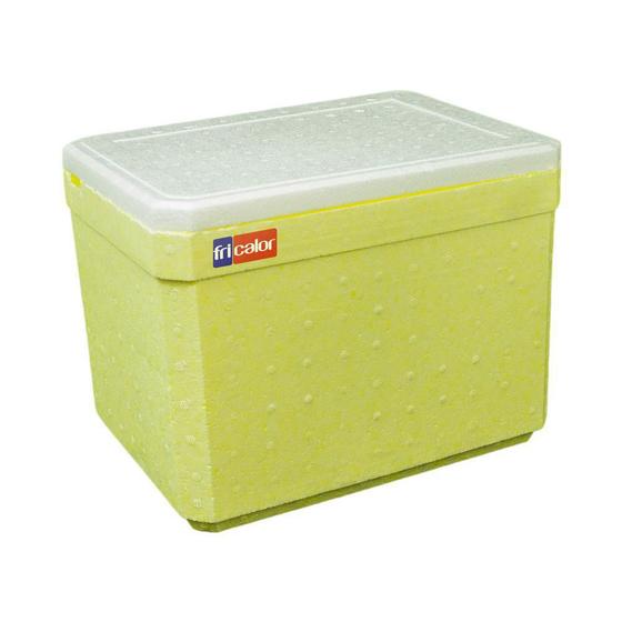 Caixa De Isopor 08 Lts Amarelo - Fricalor - Caixa Térmica - Magazine Luiza