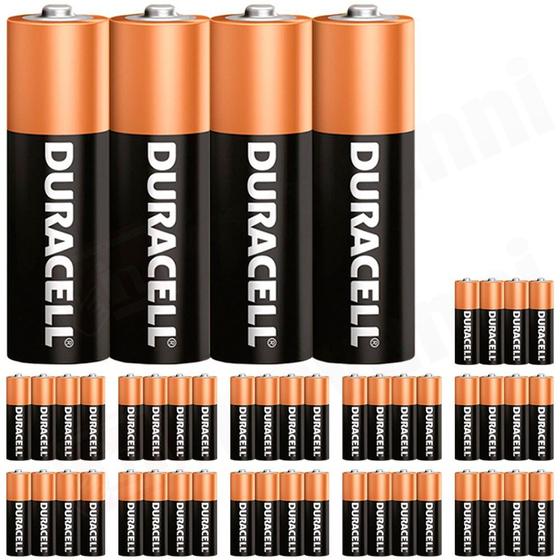 Caixa De Pilha Duracell Alcalina Aa - 48 Pilhas - Pilhas - Magazine Luiza