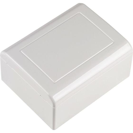 Caixa De Sobrepor Cega Tramontina Lizflex Branca Tramontina - Caixa de Passagem Elétrica ...