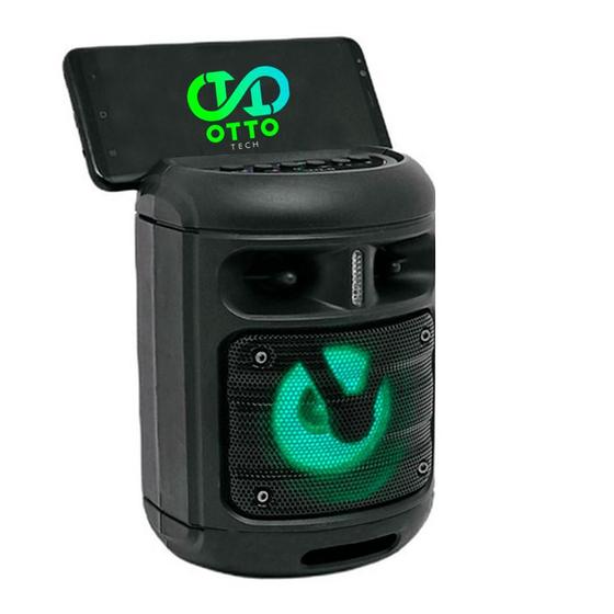 Caixa De Som 10w Rms Fm Bluetooth Luz Rgb Potente Grasep D-3137 - Caixa ...