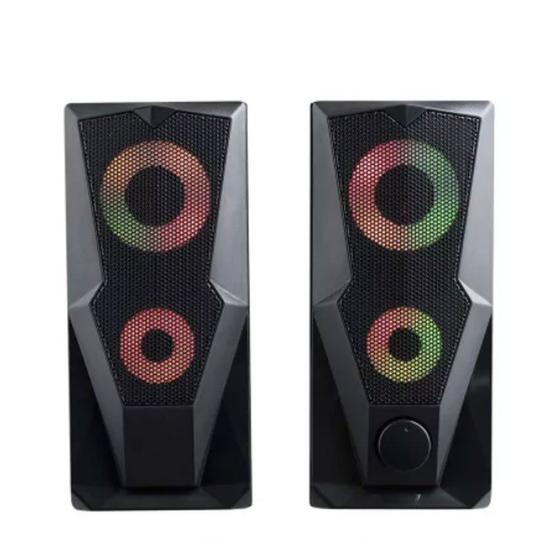 Caixa de Som 2.0 Multilaser Gamer P2+USB 15W RMS - SP330 - Caixas de Som - Magazine Luiza