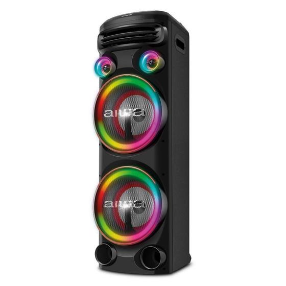 Caixa De Som Aiwa Torre Bluetooth 2300w Aws-t2w-02 Preto Bivolt - Caixa ...