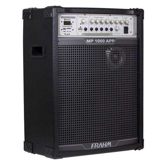 Caixa De Som Amplificada 150W Preta Mp1000 App Frahm - Caixa de Som Bluetooth / Portátil ...
