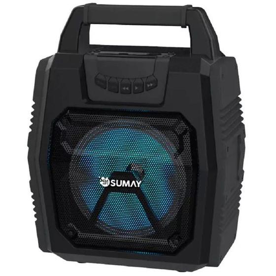Caixa De Som Amplificada Enjoy Alto Falante Bluetooth FM USB SD 100bt ...