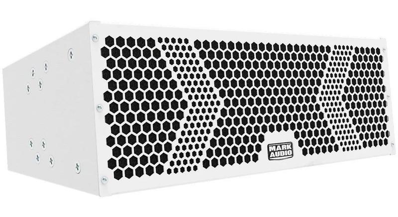 Caixa de som amplificada line array 2x6 mark audio branca - Caixas de ...