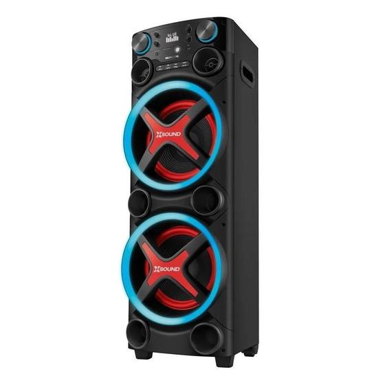 Caixa de Som Amplificada Mondial Torre de Som Tm-2200 - Entrada Usb ...
