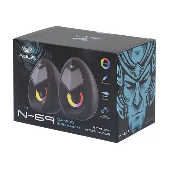 Caixa de som aula n-69 para computador usb e p2 - Caixas de Som - Magazine Luiza