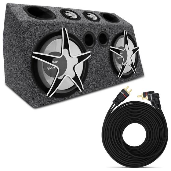 Caixa de Som Automotivo Completa 780W RMS Subwoofer 12 Polegadas + Tweeter + Corneta - Kit Som e ...