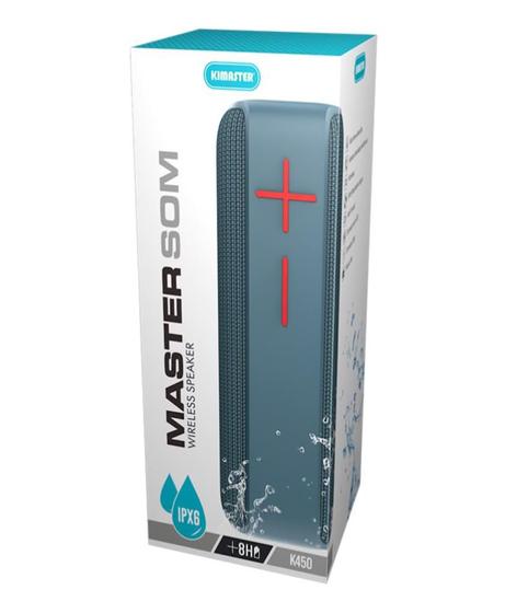 Caixa De Som Bluetooth Ipx6 Resistente À Água Kimaster K450 - Caixas de Som - Magazine Luiza