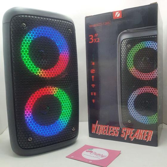 Caixa de som Bluetooth KTS-1265 - Caixa de Som Bluetooth / Portátil ...