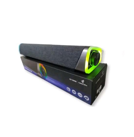 Caixa de Som Bluetooth Soundbar Gamer para PC Note Tvs 12W RMS LED RGB GT- X990 - Goldenultra ...