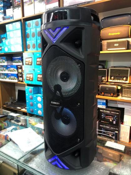 Caixa de Som Bluetooth ZQS-6201 1000W PMPO com Controle Remoto e ...