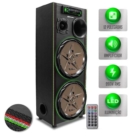 Caixa De Som Bob Residencial 990w RMS Subwoofer 12 Polegadas Bomber New ...